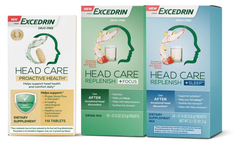Excedrin Head Care Drug Free Products For Head Health