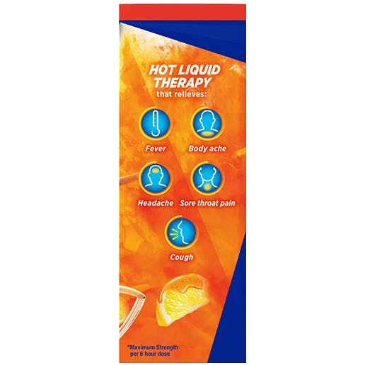 Daytime Flu Relief Max Strength Hot Liquid Powder Theraflu