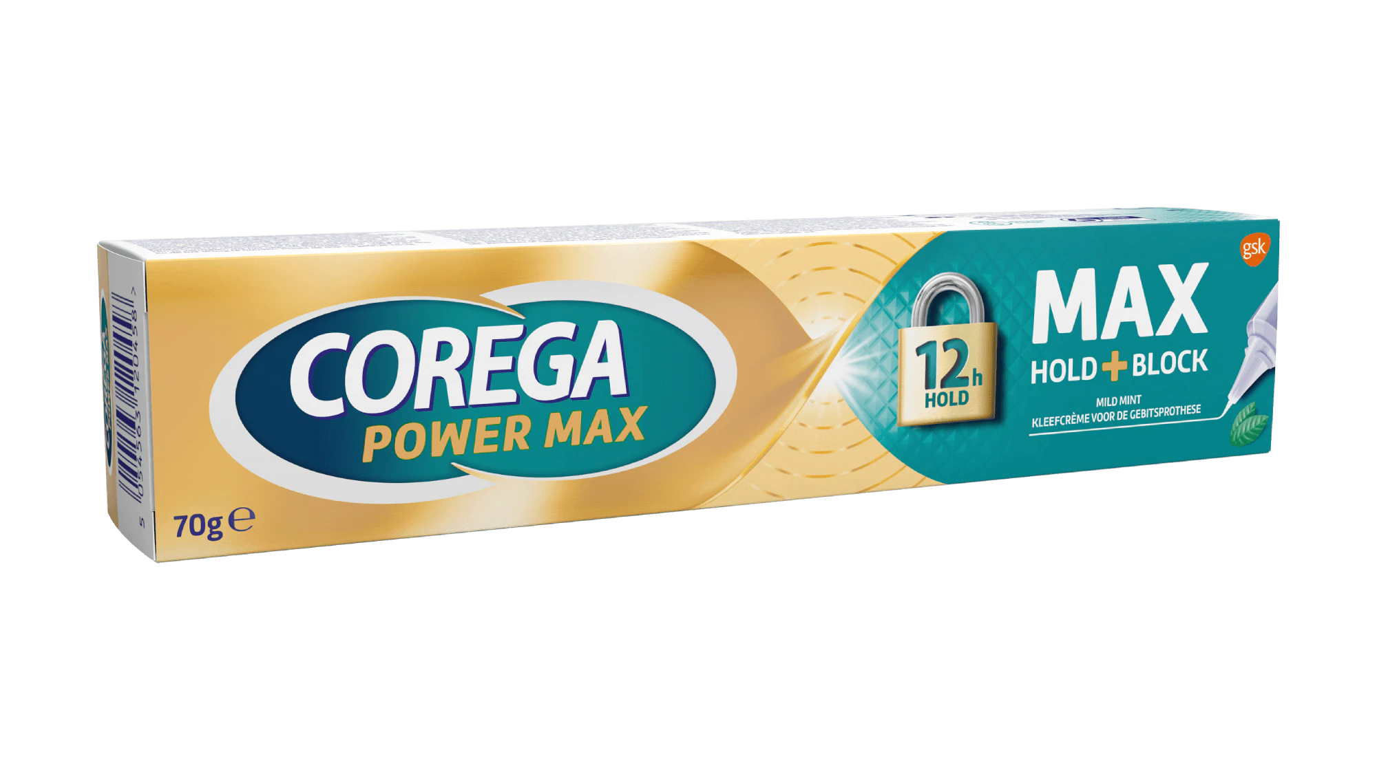 Corega Max Block Kleefpasta Voor De Gebitsprothese Corega Corega Max Block Kleefpasta Voor De Gebitsprothese Corega