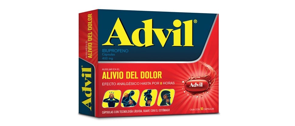Advil cápsulas 400 mg | Haleon HealthPartner