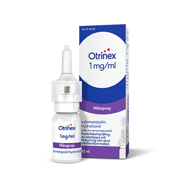 Otrinex 1 mg/ml nässpray mot bihåleinflammation | Otrivin SE